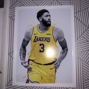 Manute Bol Warriors Poster Canvas Basketball print Sports | Etsy