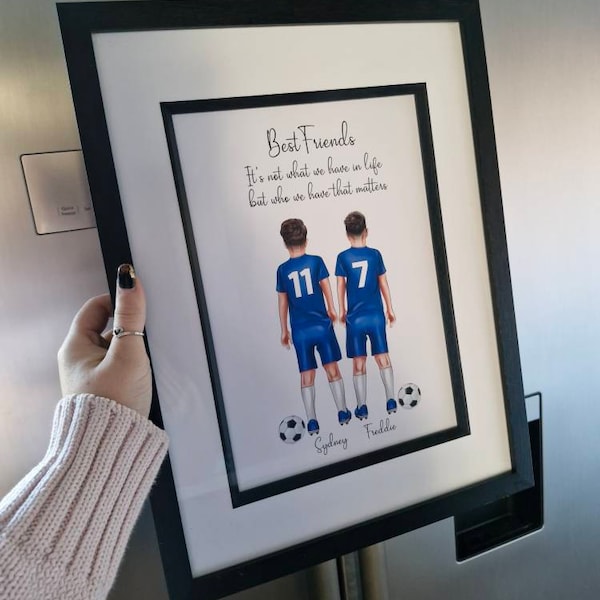 Personalised Netball Team Friends Print, Sport, Best Friends, Gift ...