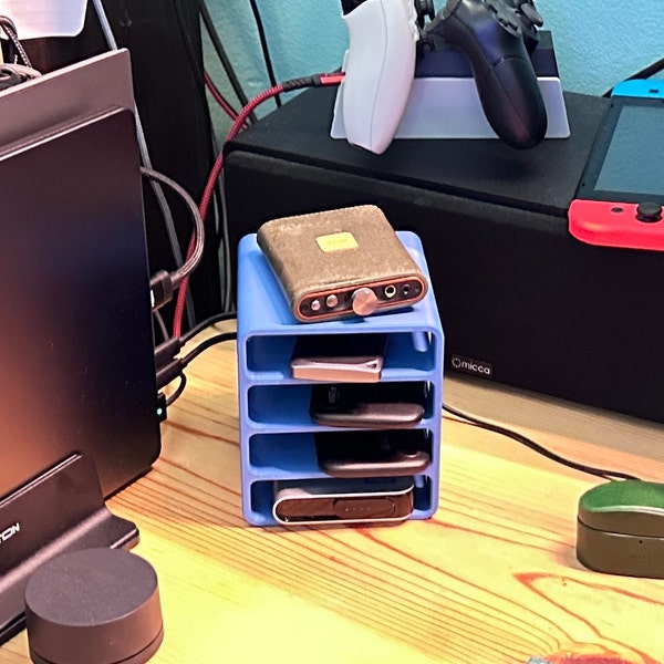 Hard Drive Organizer: 4-bay HDD AND SSD Stand, Horizontal or Vertical ...