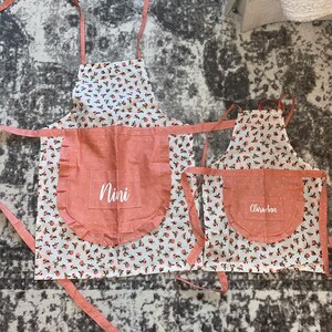 Matching Aprons Mommy & Me Sister/sister - Etsy
