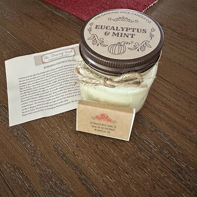 Fall Candle / Pure Soy / Autumn Candle / Fall Decor / Container Candle ...