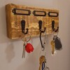 Key Holder With Shelf, Vertical Rustic Key Rack, Narrow & Slim Designed ...
