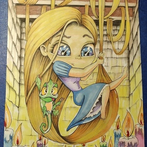 Camille / Kevin Teoart / Coloring Page / Grayscale Illustration - Etsy