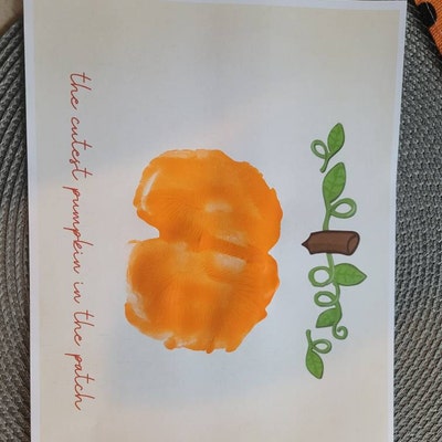 Baby Bottom Print / the Cutest Pumpkin Bum-kin in the Patch ...