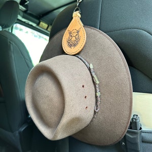 Leather Hat Magnet - Etsy