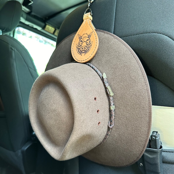 Leather Hat Magnet - Etsy