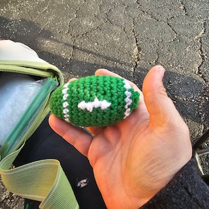 Football Keychain Crochet PATTERN ONLY! PDF Download Amigurumi Beginner ...