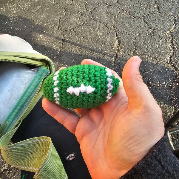 Football Keychain Crochet PATTERN ONLY! PDF Download Amigurumi Beginner ...