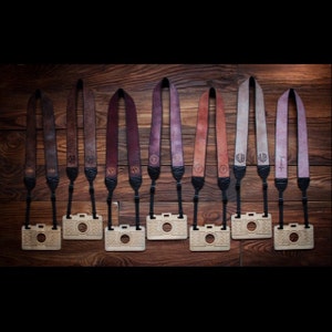 Camera strap leather camera strap slr dslr camera strap | Etsy