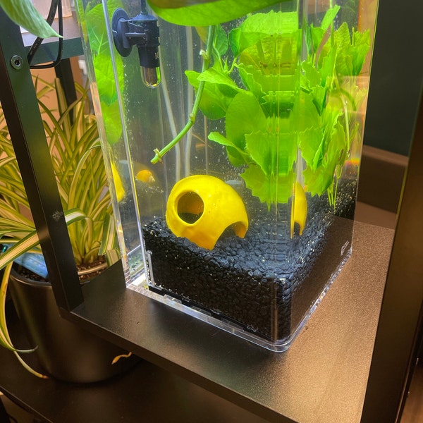 Small Fish Hide MADE TO ORDER - Betta Fish Cave - Small Aquarium Decor ...