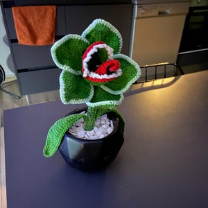 Crochet Peace Lily Pattern Photo Tutorial Crochet Plant Pattern - Etsy