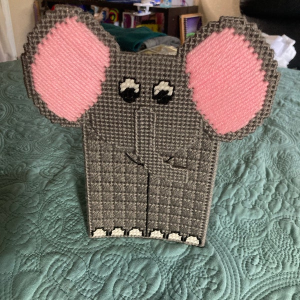 Elephant Tissue Topper-plastic Canvas Pattern-pdf Download - Etsy