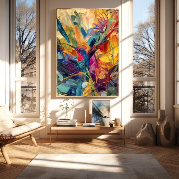 Vertical Poster Mockup, Modern Poster Digital Art Print, Boho ...