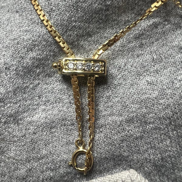 Infinity Clips- Necklace Shortener, Large Silver or Rhodium W/ Security ...