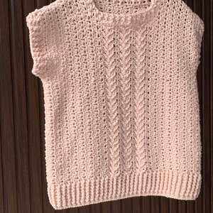 Crochet PATTERN - Chevron Vest (3-6 Months up to 10 Years) (english ...
