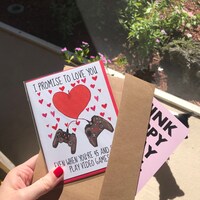 Cute Love Card for Video Game Lovers, Happy Anniversary Card, Love ...