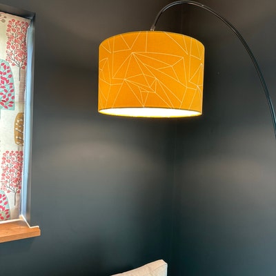 Yellow Lampshade, Yellow Light Shade, Mustard Yellow, Mustard Home ...