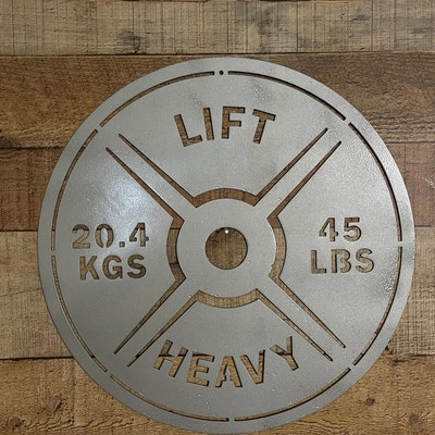 Lift Heavy Dxf Lift Heavy Svg Bad Dog Metalworks Digital Download Laser ...