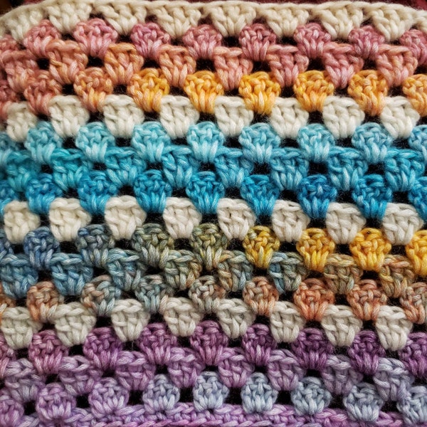 Crochet Blanket Pattern || Primavera Blanket 14 Sizes || Easy Crochet ...