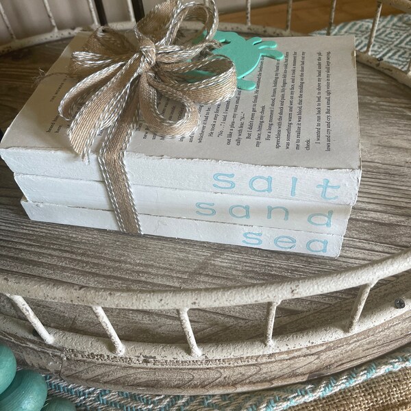 Personalized Farmhouse Books, Customized Books, Stamped Books, Diy ...