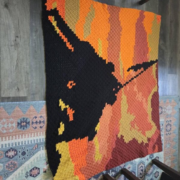 Wrestling - Crochet Blanket C2C Pattern, “written Instructions ...