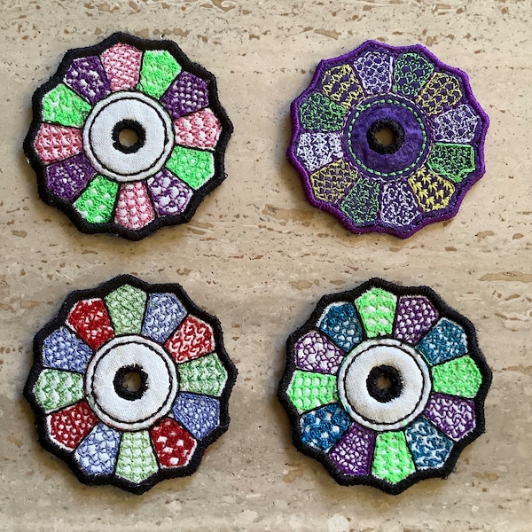 Spool Pin Cover Embroidery Design - ITH Spool Pin Cover - Spoolie ...