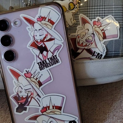 Vinyl Sticker Hazbin Hotel Adam First Man Dickmaster - Etsy