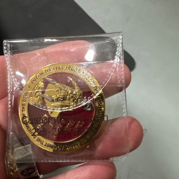 US Army Lapel Pin W/ Charm - Etsy