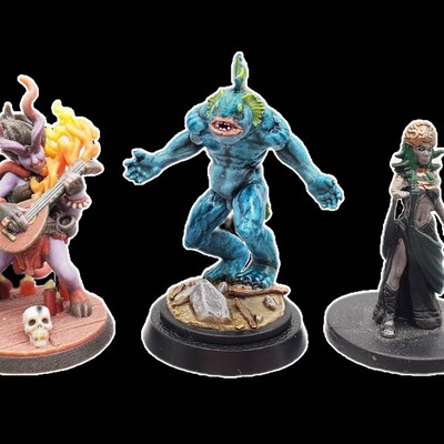 Kenku Bundle of 7 Resin Miniature Dnd Miniatures Dungeons & Dragons ...