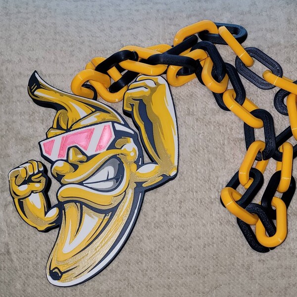 Custom 3D Printed Turnover Oversized Sports Chains - Etsy