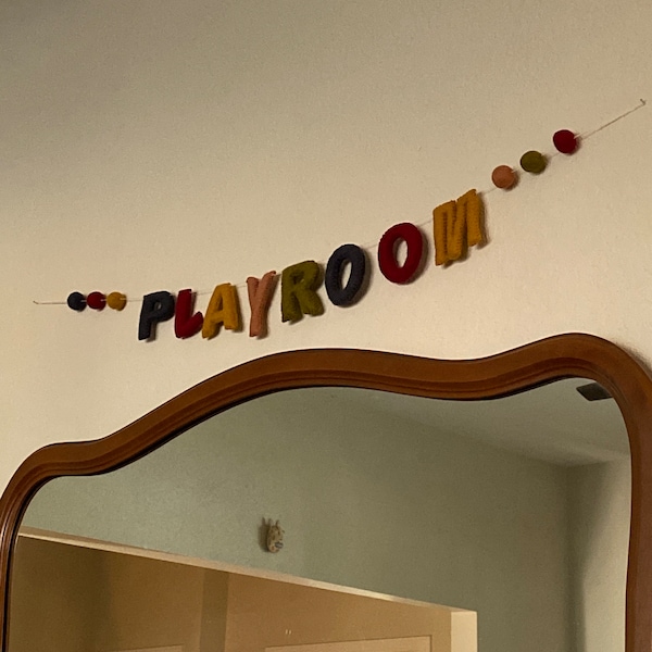 Playroom Sign | Play Room Wall Decor | Kids Christmas Present - Etsy