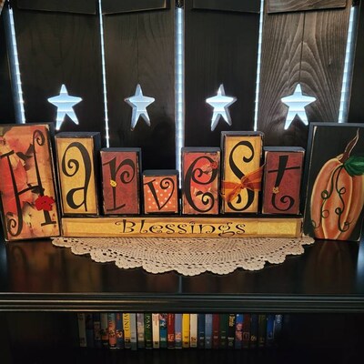 Happy Birthday Sign Word Blocks - Etsy