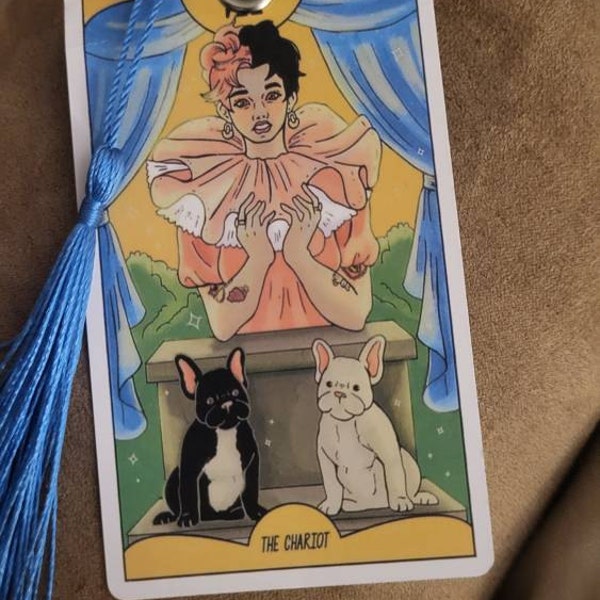 Intuitively Chosen Tarot and Oracle Card Bookmark | Bookish Reader Gift ...