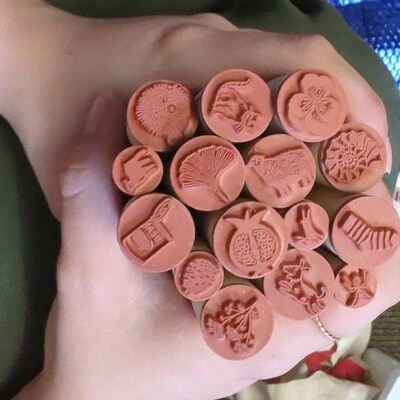 Leaping Bunny Rubber Stamp - Etsy