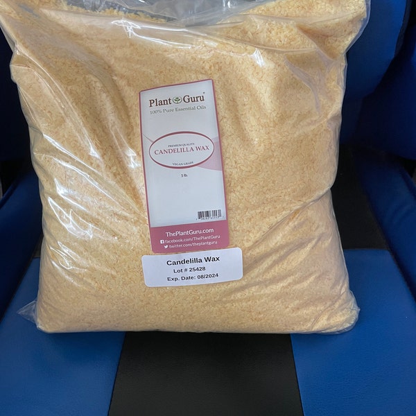 Candelilla Wax Pellets 100% Pure Natural Vegan Wax for Soap, Candles ...