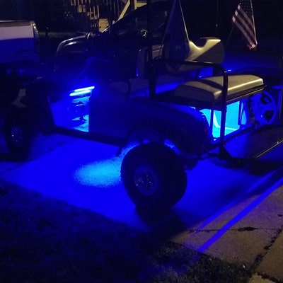 4 Pcs Blue Motorcycle LED Accent Underglow Lighting Bike Lights 12v - Etsy