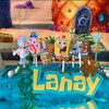 PERSONALIZED Spongebob Ocean Inspired Name Glitter Die Cut/party ...