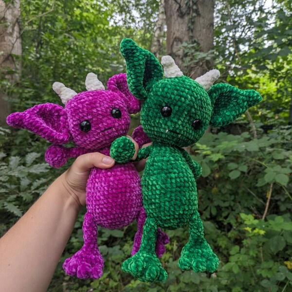 Goober the Goblin (crochet PATTERN PDF ONLY) - Etsy