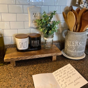 Rustic Wood Riser Farmhouse Riser Plant Stand Tabletop Riser Wood Riser ...