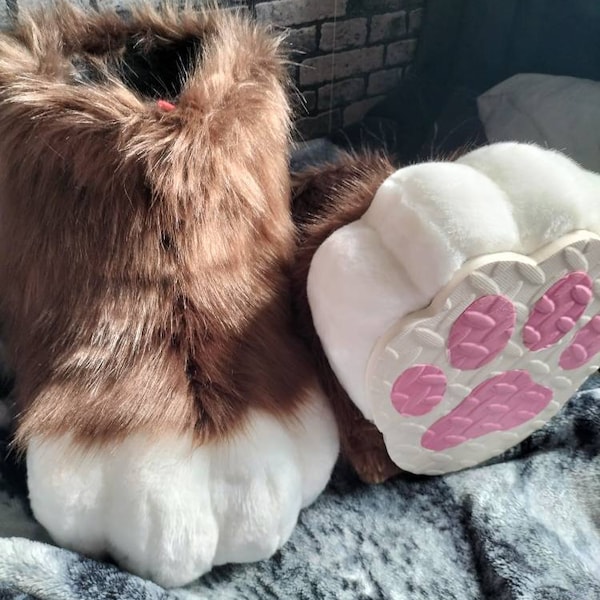 Brown Cat Fursuit Paws, Feet Paws, Fursuit, Furry, Fursuit Paws ...