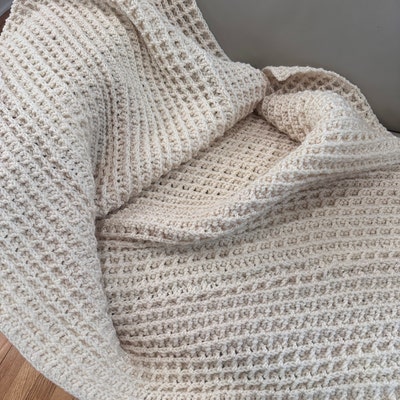 Double Crochet Blanket Pattern Easy DC Afghan Pattern PDF - Etsy