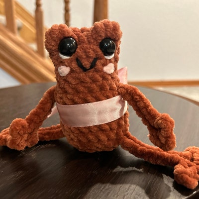 Chubby Frog Long Legs Crochet Pattern No Sew - Etsy