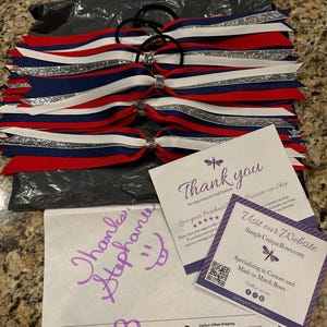 Checkered Flag Racing Ponytail Streamer you Choose Solid Bow Color ...