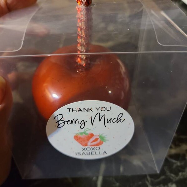 Strawberry Birthday Party Favor Labels, Strawberry Birthday, Strawberry ...
