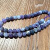 Natural Matte Amethyst Beads Grade AAA Round 4mm 6mm 8mm - Etsy