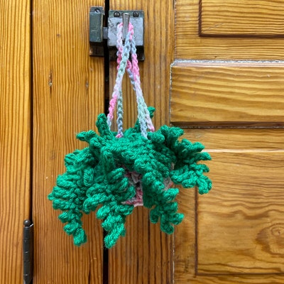 Car Fern Crochet PATTERN by Pamelambie Car Plant - Etsy