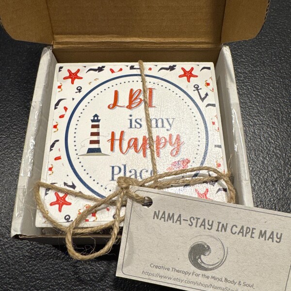 Handmade Ceramic Tile Coasters - Best Spots in West Chester, PA - Set ...