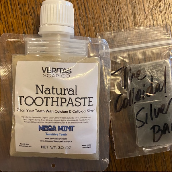 TOOTHPASTE Sensitive Teeth - Clean Your Teeth With Colloidal Silver in ...