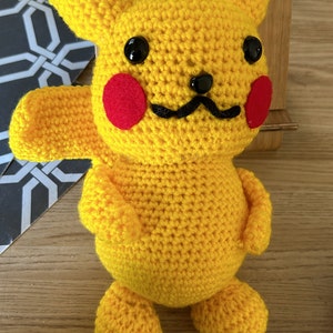 Crochet PDF Pattern Super Easy Tutorial Cute Pikachu Amigurumi Crochet ...