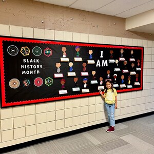 Black History Month Bulletin Board SEL Interactive - Etsy